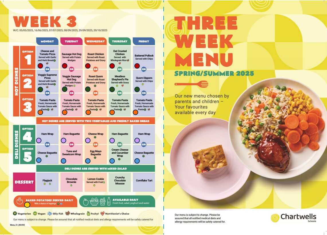 School Meals - Halwin School